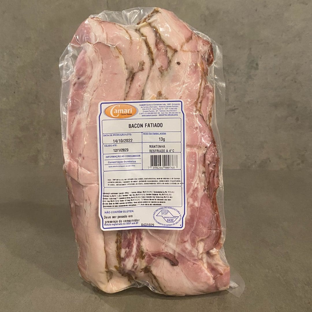 Bacon Fatiado Granel | Pork Angus